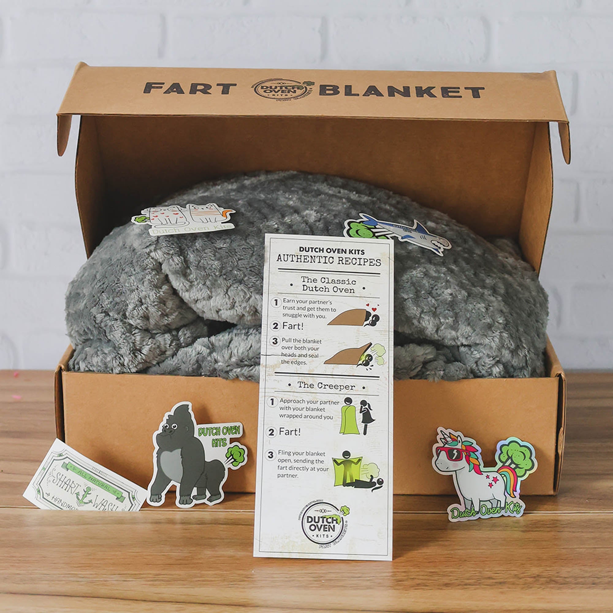The Original Dutch Oven Kit - Fart Blanket Gift Box – TireCockz